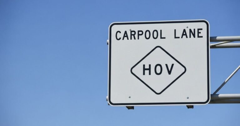 Carpool Lane Sign – How to Read & Follow the Rules